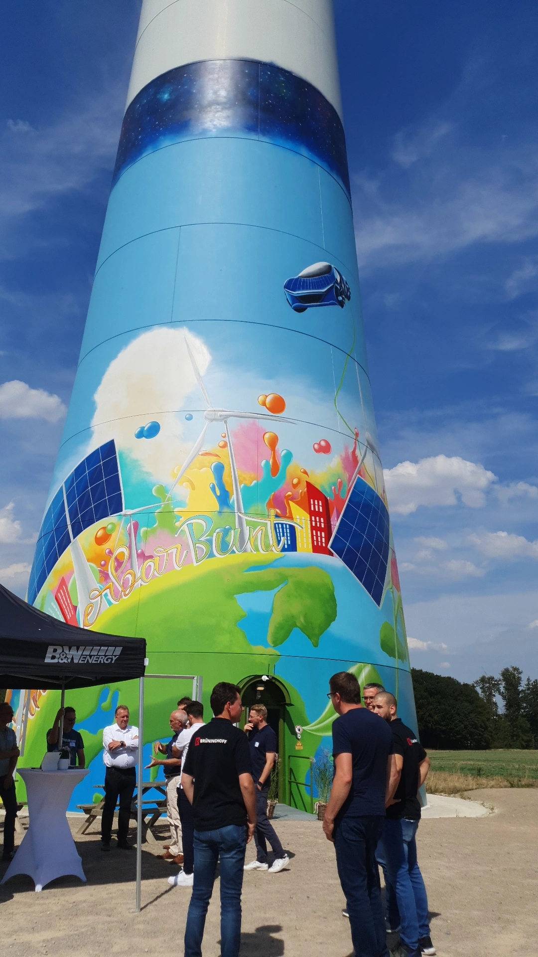 360° Grad Energiewelten | AIW zu Gast in der Windkraftanlage von B&W Energy | AIW ...